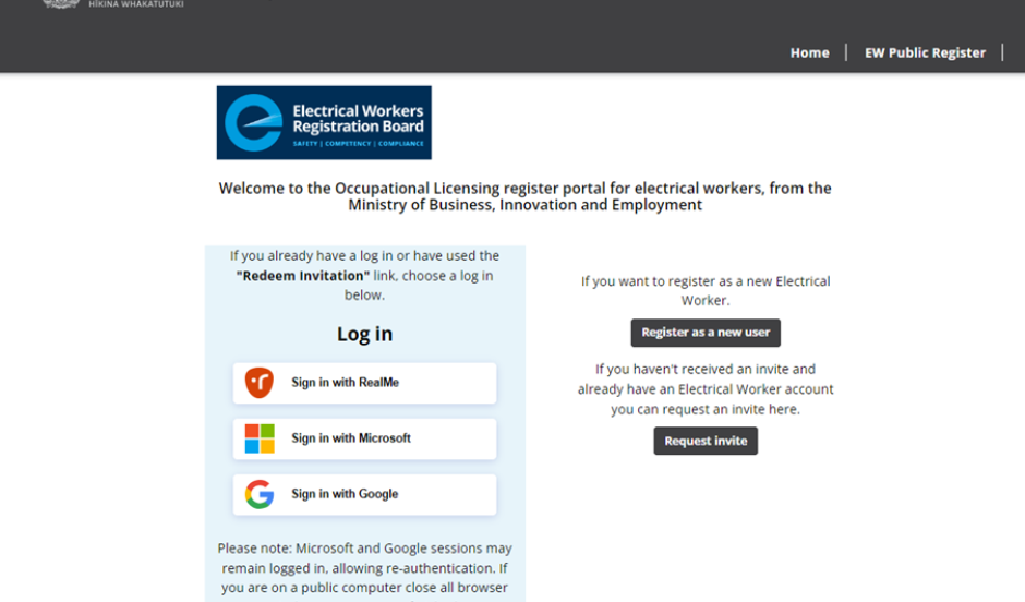 Logging into the Electrical Workers (EW) Portal | Electrical Workers ...